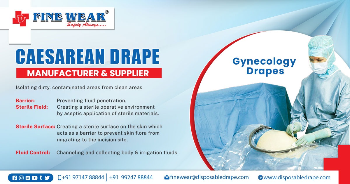 Caesarean Drape | Gynecology Drapes in Indonesia - FINE WEAR - Safety ...