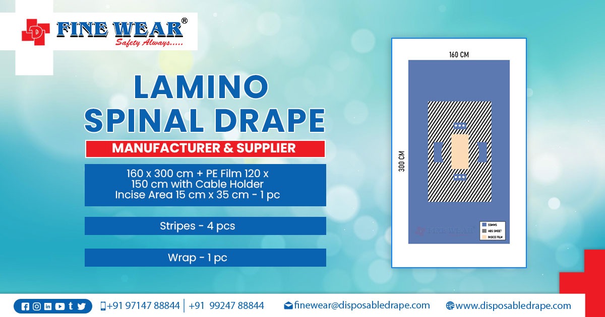 Lamino Spinal Drape | Orthopedic Drape in Sharjah - FINE WEAR - Safety ...