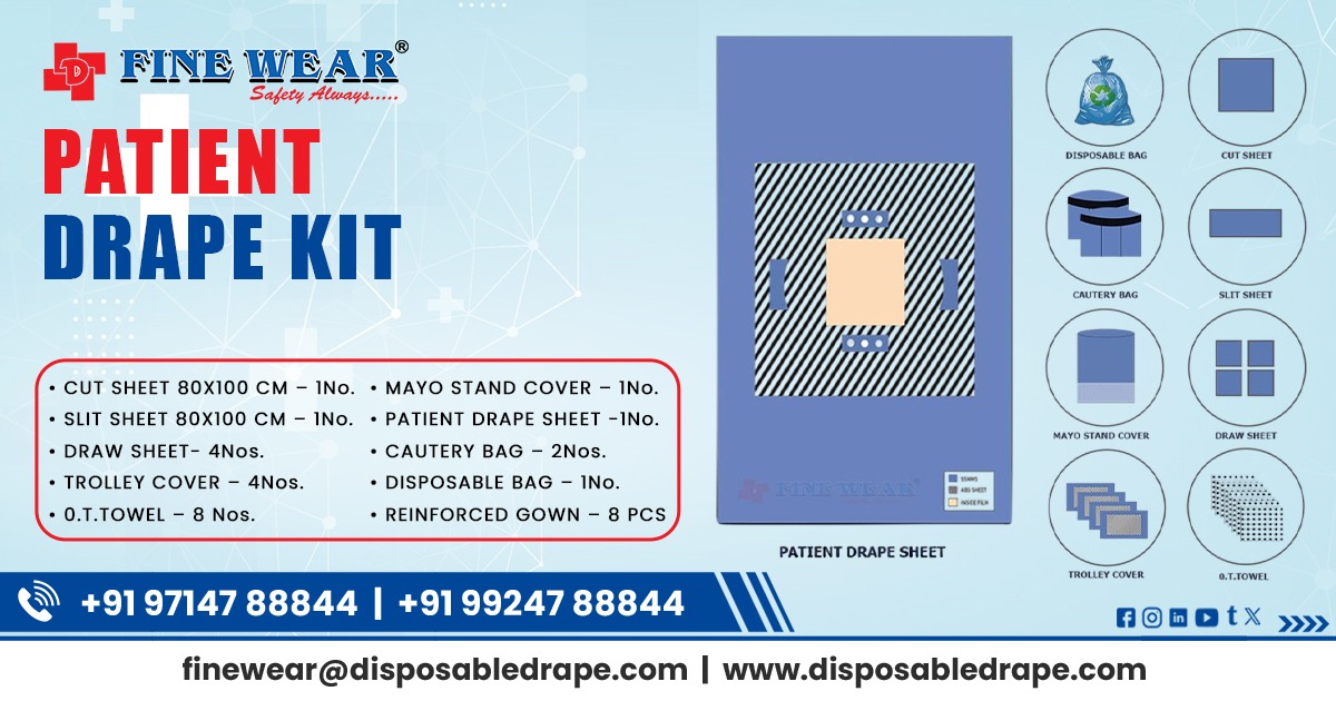 Patient Drape Kit in Amritsar - FINE WEAR - Safety Always